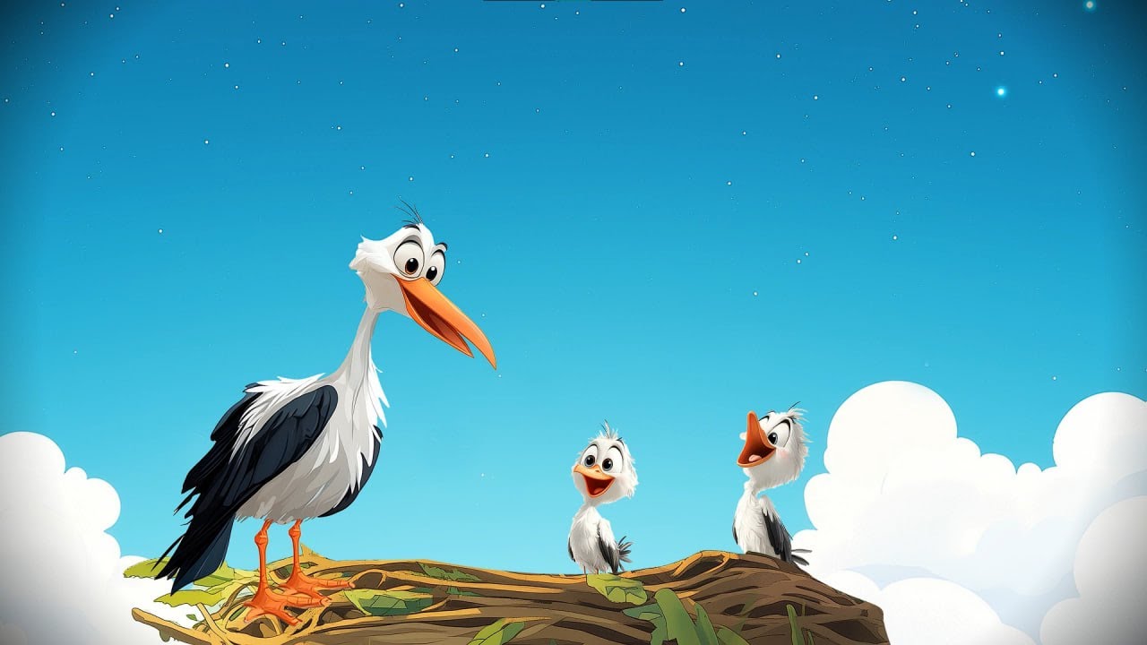 Barza - cântece animate pentru copii de la Clopoțelul Magic - YouTube