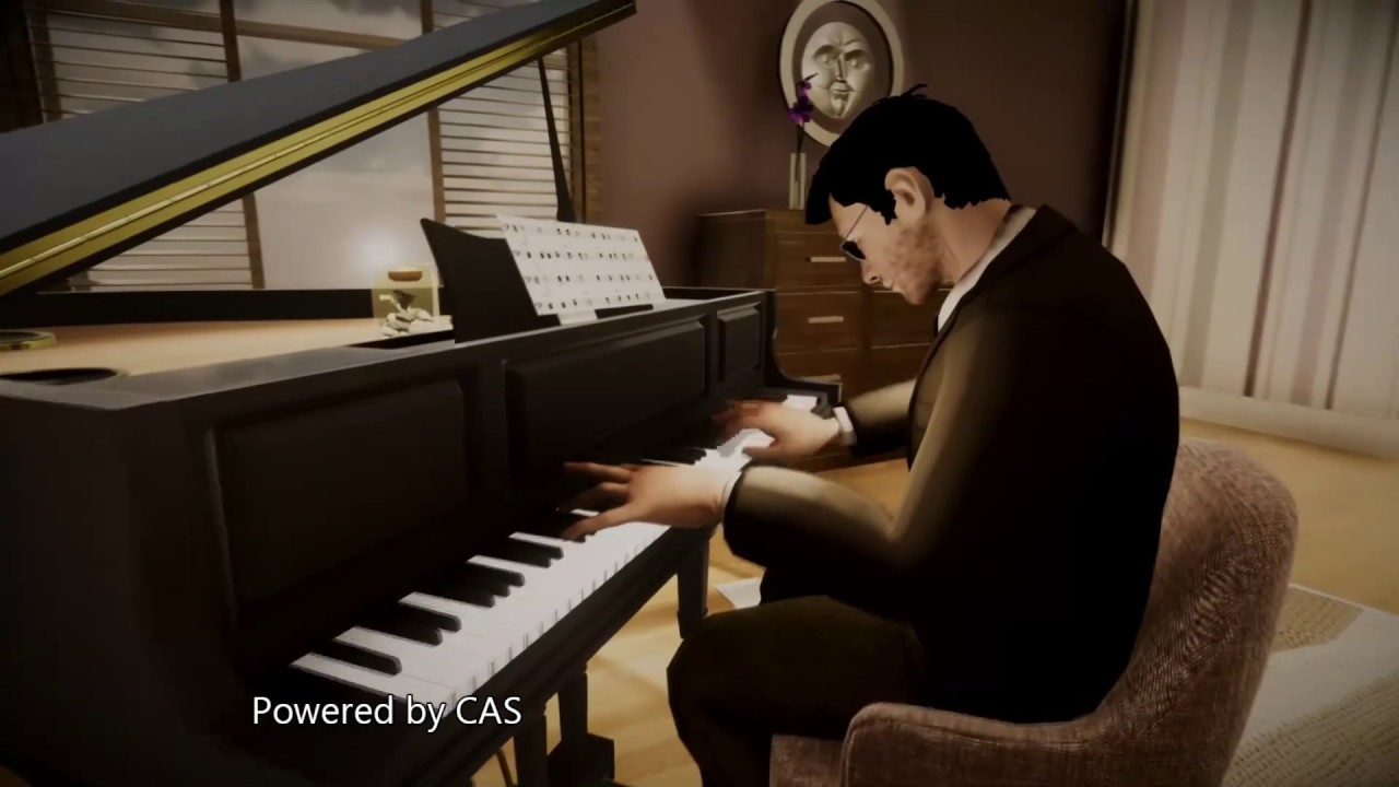 3D Virtual Reality Environment with Attractive Piano Playing Animation ...