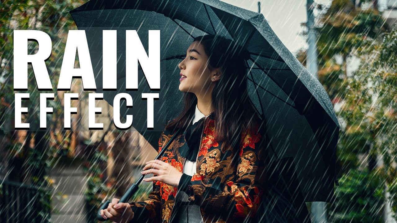 How to Create Realistic Rain in Photoshop - YouTube