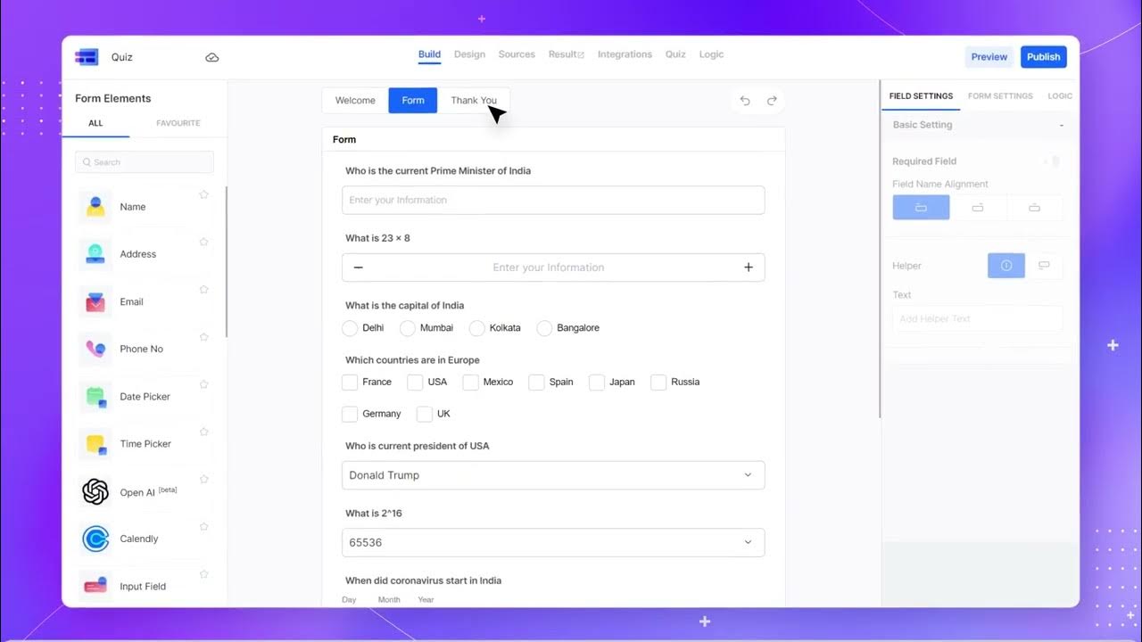 How To Create Your First Quiz The Best No Code Quiz Builder