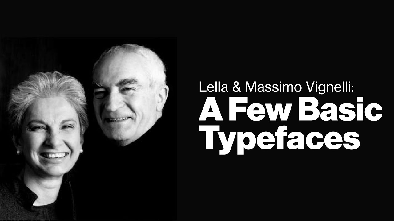 These are the Only Fonts You Need | A Few Basic Typefaces Documentary | Lella and Massimo ...