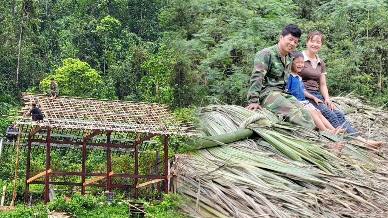 15 days An built a home for mother and child Ba | Farm and life - YouTube