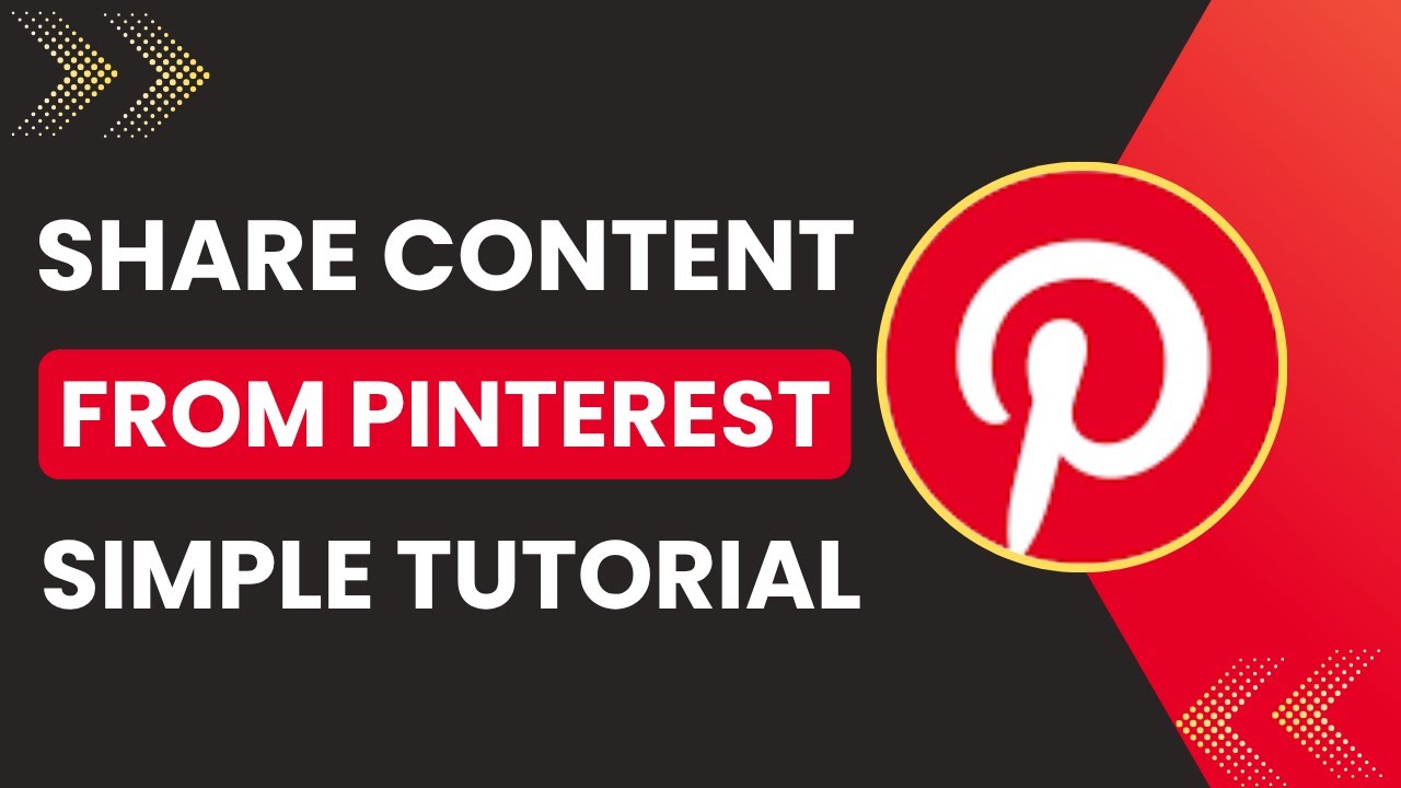How To Share Content From Pinterest - YouTube