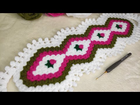 2024 BU LİFİ HERKES KOLAYLIKLA ÖREBİLİR! Baklava Dilimli Uzun Lif Modeli Adım Adım Yapılışı