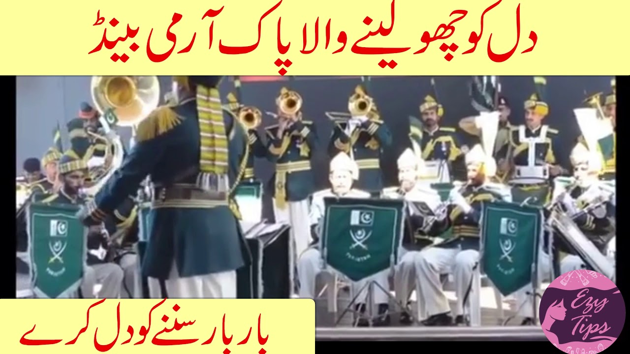 Heart Touching Pak Army Band Performance-Beautiful voice-Live 2019 ...