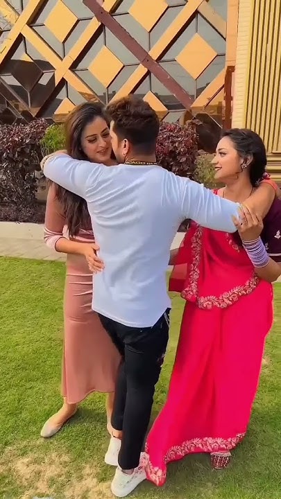 Khesari lal yadav ji with Astha singh ji or Yamini singh suiting time Masti karte huye #shorts ...