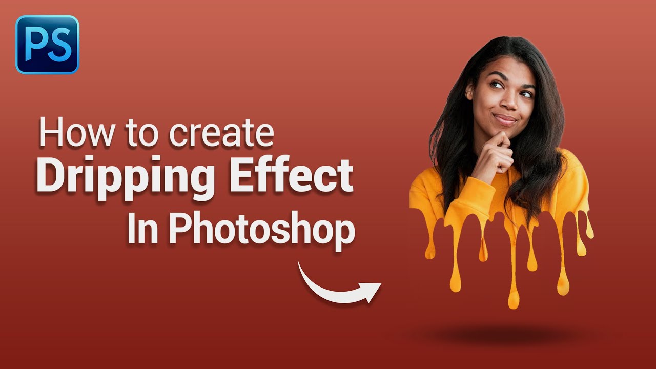 Dripping Effect - Photo Editing tutorial - Photoshop - YouTube