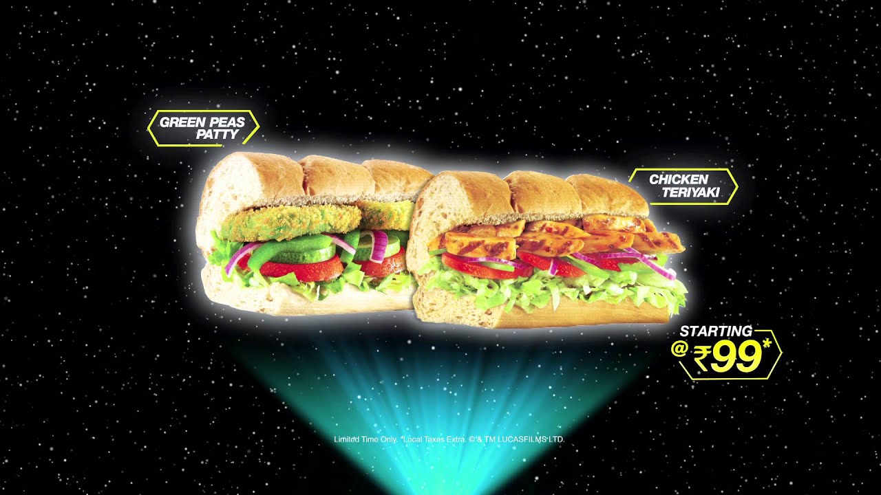 Subway Star Wars TVC [5 sec] - YouTube