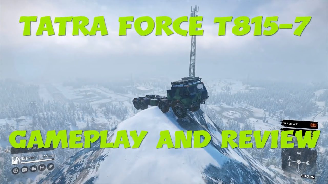 SnowRunner Tatra Force T815-7 Gameplay And Review - YouTube