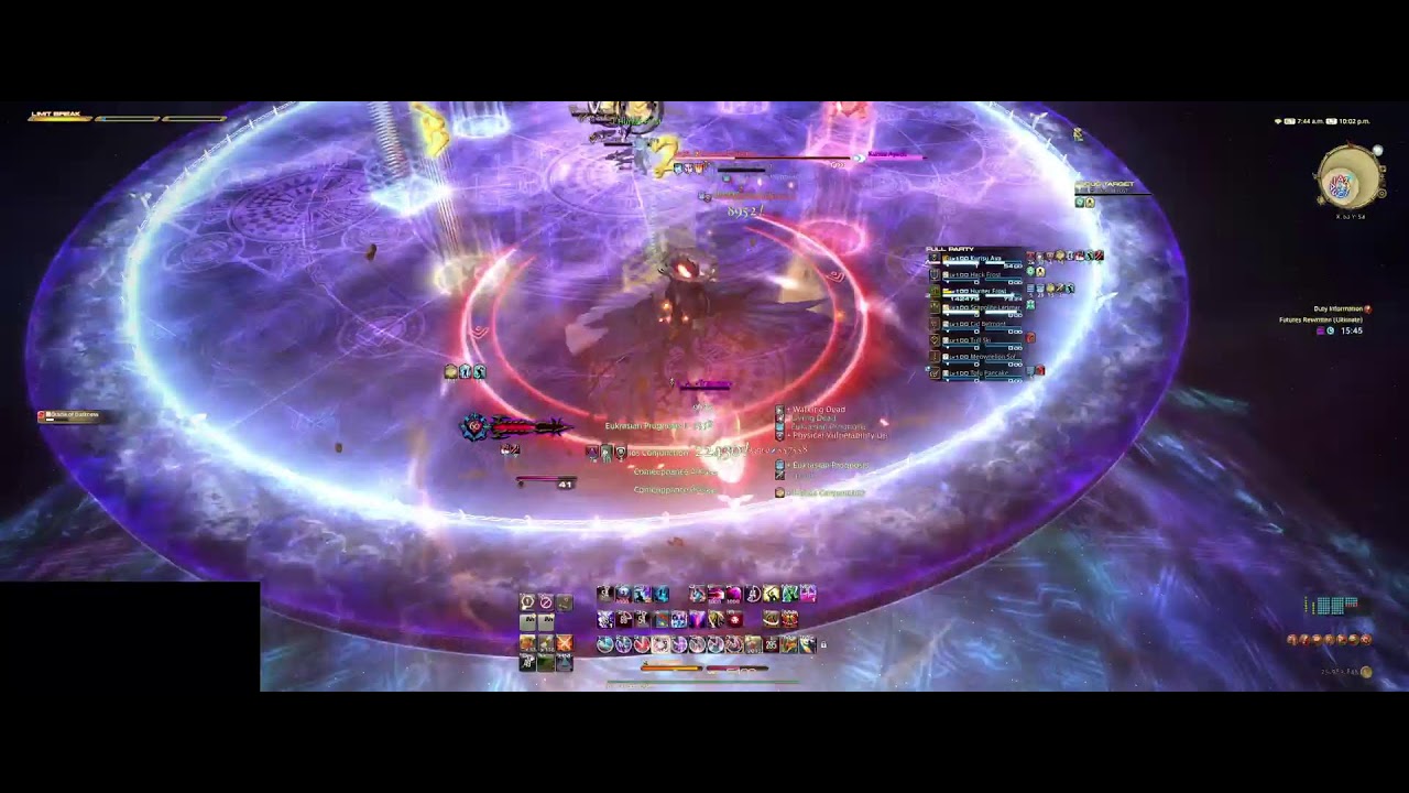 [FFXIV] FRU prog day 10 - DRK PoV - YouTube