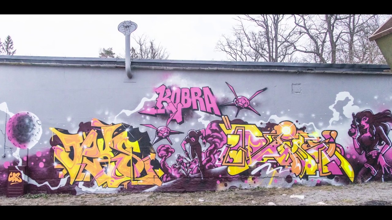 KISS - KID KASH - JEKS (CAS CREW) x KOBRAPAINT ( graffiti video ) - YouTube