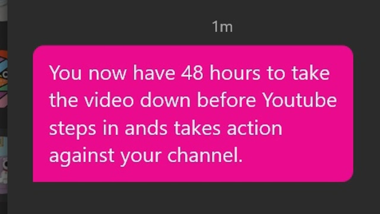 e girl wants to strike and terminate my channel LOL - YouTube