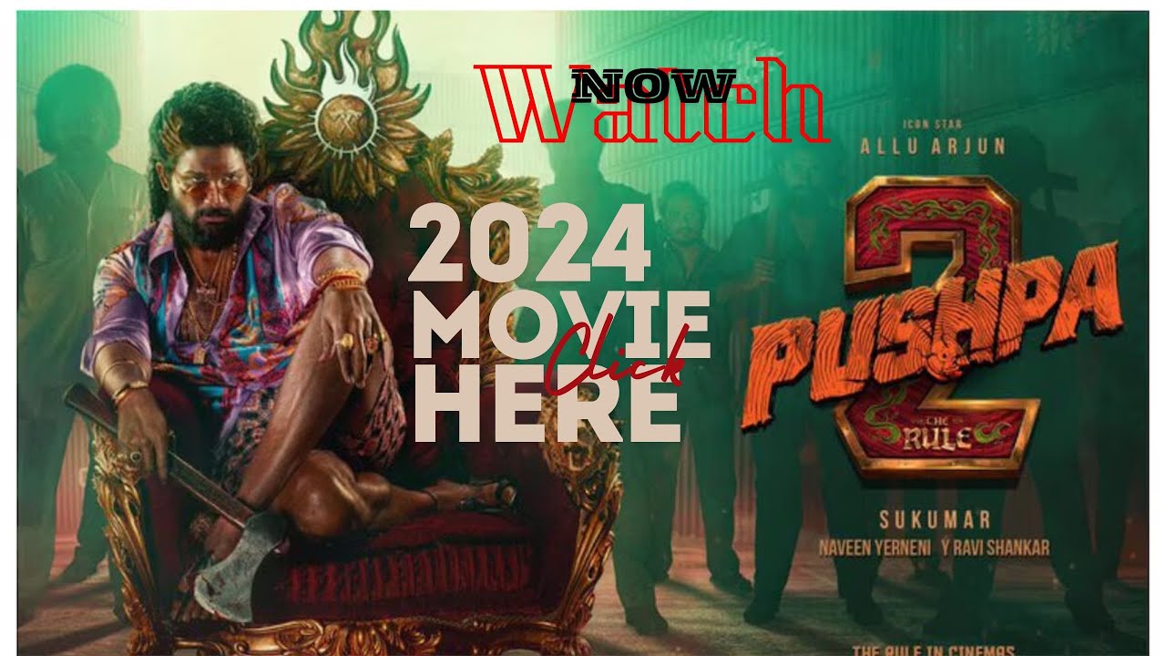 2024 PUSHPA2: Movie| Pushpa 2 Title | Hindi Text |Saicord Movies ...