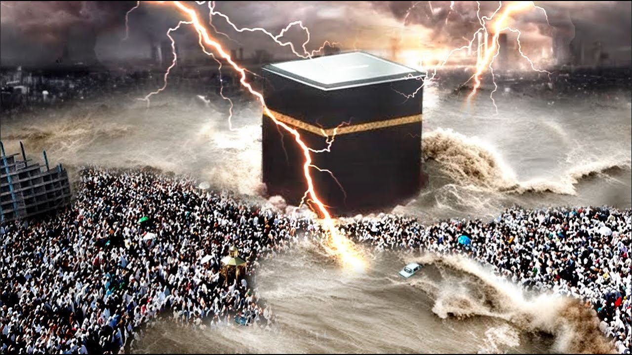 Horror in Mecca, great storm hits the holy city of Islam, floods - YouTube