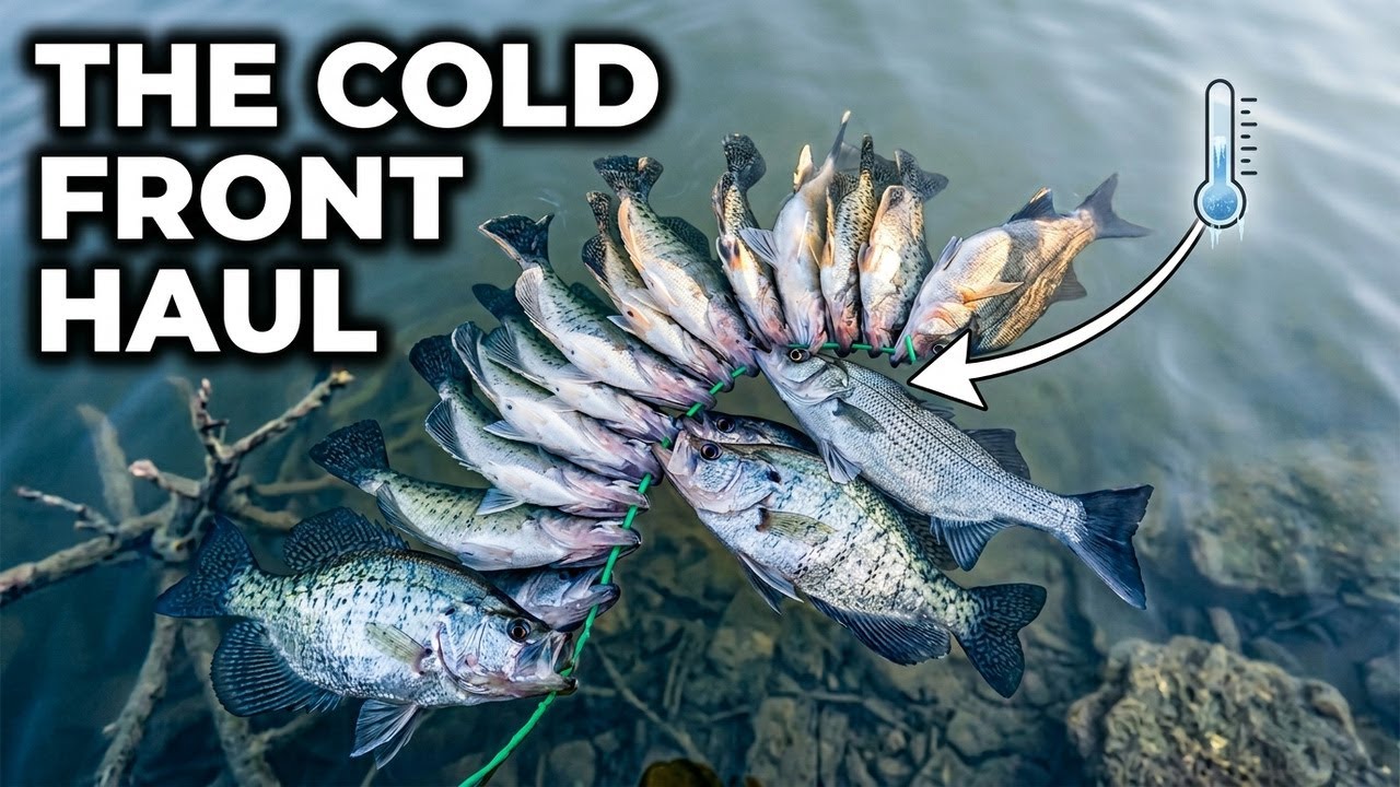 EVERY CAST = ACTION! COLD FRONT CRAPPIE FISHING! - YouTube