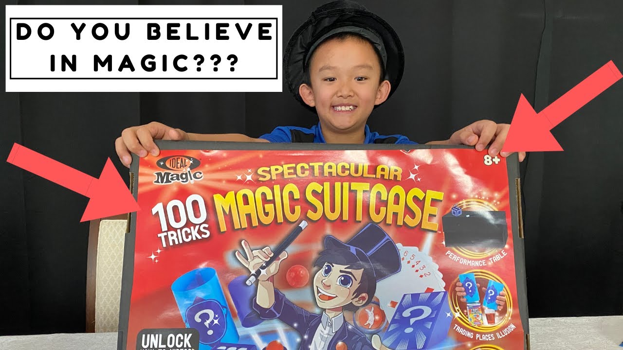 Ideal Magic Spectacular Magic Suitcase (100 Tricks) Demonstration - YouTube