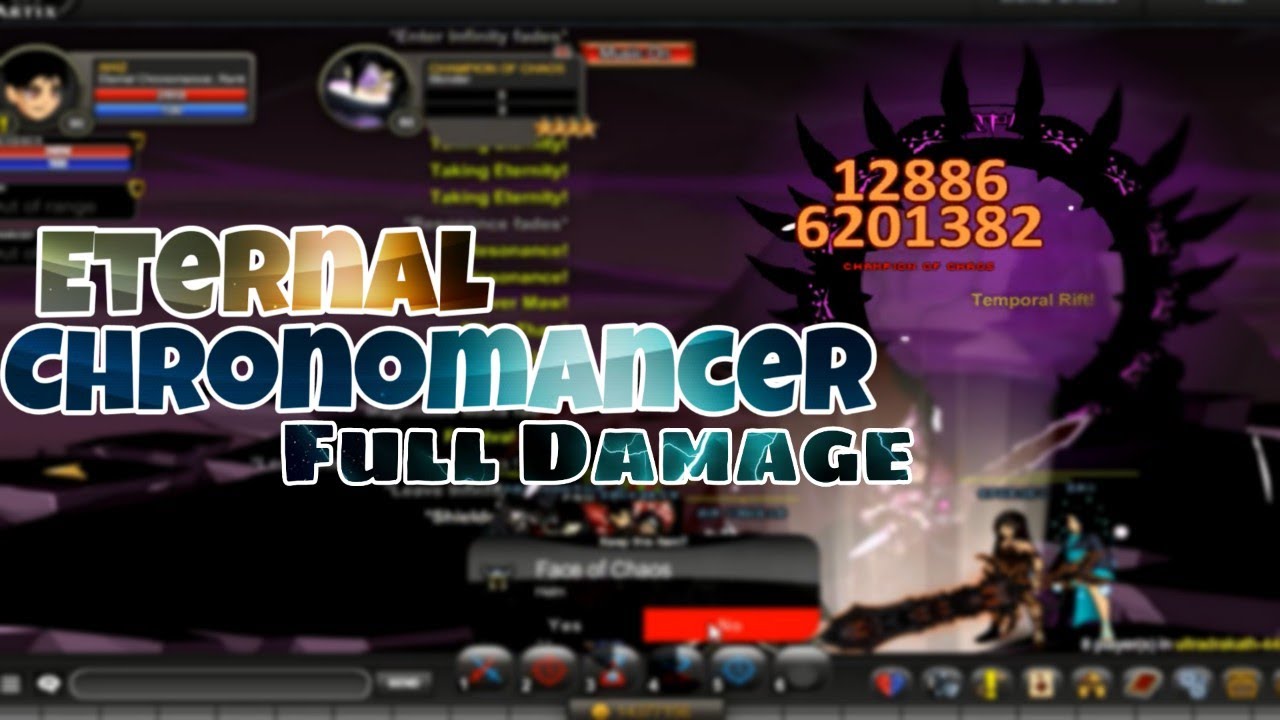 [AQW] ETERNAL/IMMORTAL CHRONOMANCER [FULL DAMAGE!] - YouTube