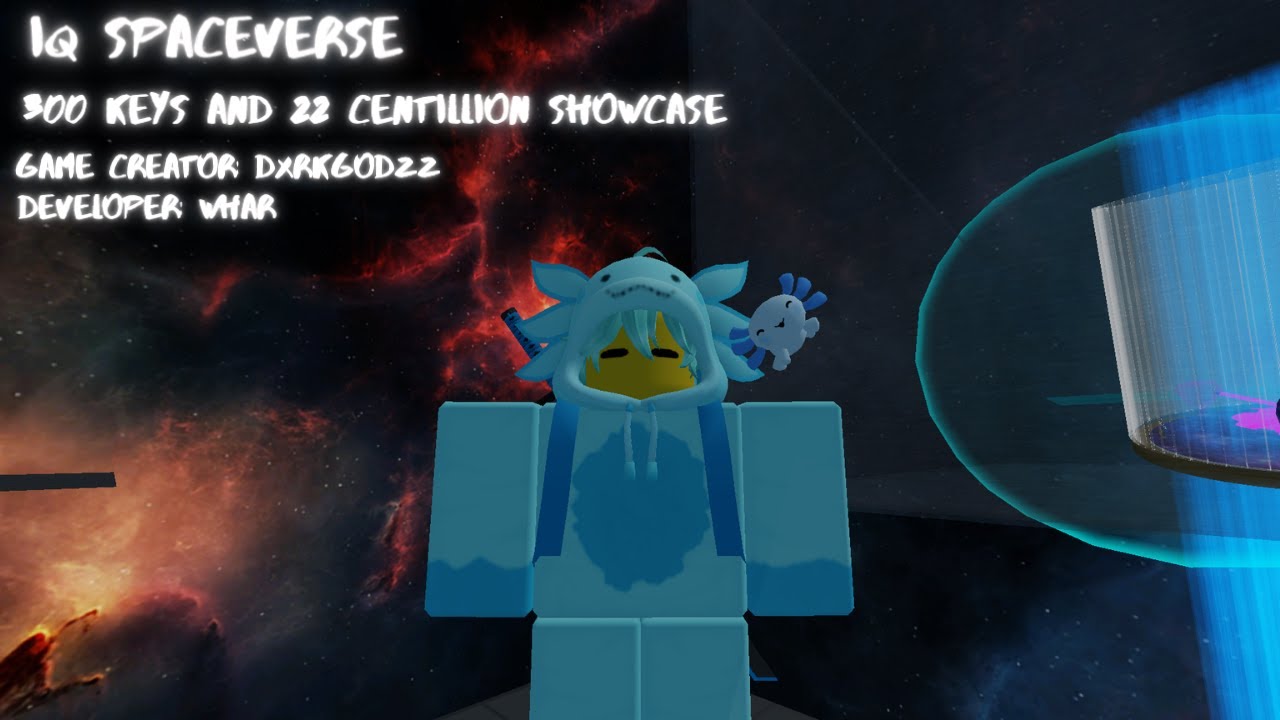 Roblox IQ Spaceverse | IQ 300 Keys and 22 Centillion Showcase - YouTube