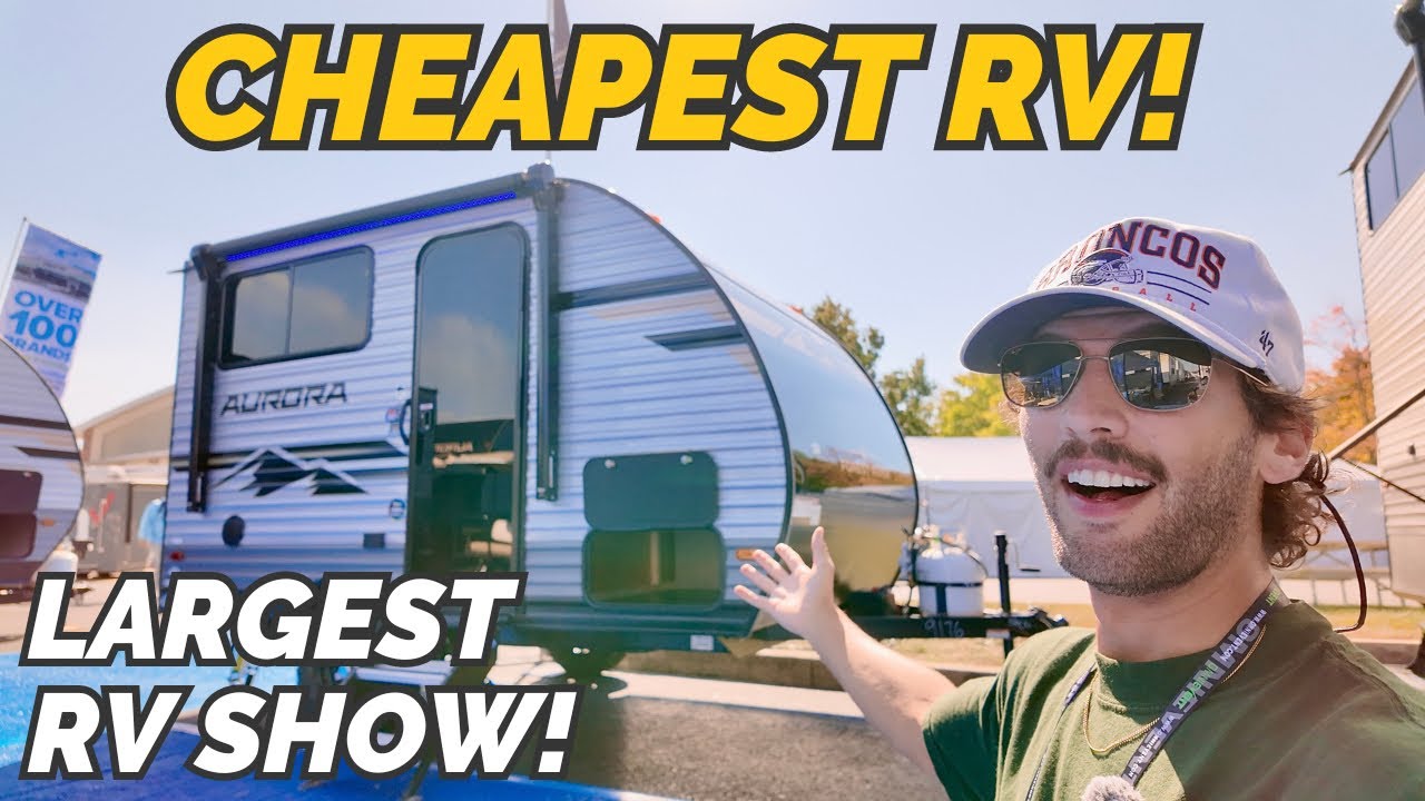The CHEAPEST RV at America’s LARGEST RV show! 2025 Forest River Aurora ...