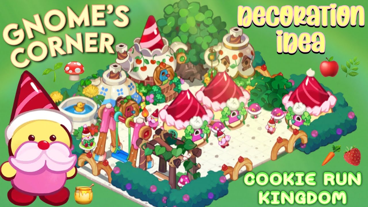 Sugar Gnome’s Corner Decoration Idea - Cookie Run Kingdom - YouTube