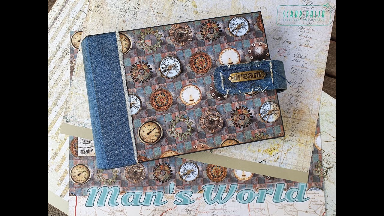 TUTORIAL - ALBUM Z KOLEKCJI MAN'S WORLD CRAFT&YOU DESIGN - YouTube