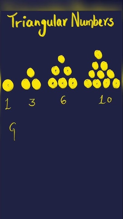 Triangular numbers| pascal triangle| general form of triangular numbers #pascalstriangle #shorts ...