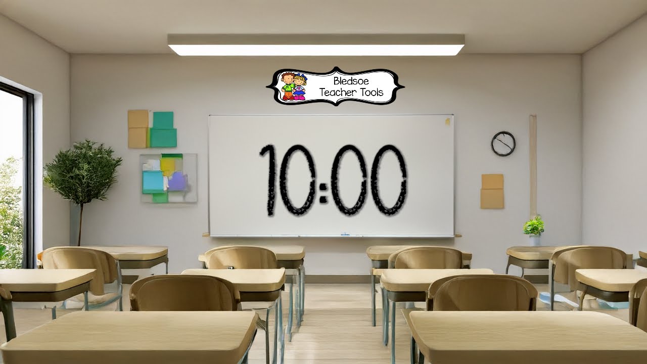 Classroom Timer with Music - 10 Minutes - YouTube