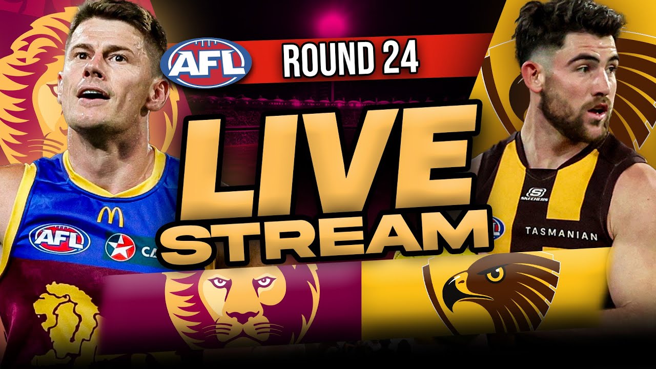 BRISBANE v HAWTHORN | 2025 AFL Round 24 AFL Live Stream - YouTube