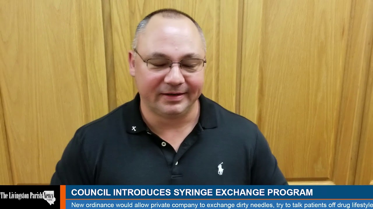 Parish Council Chairman Shane Mack discusses the introduction of a ...