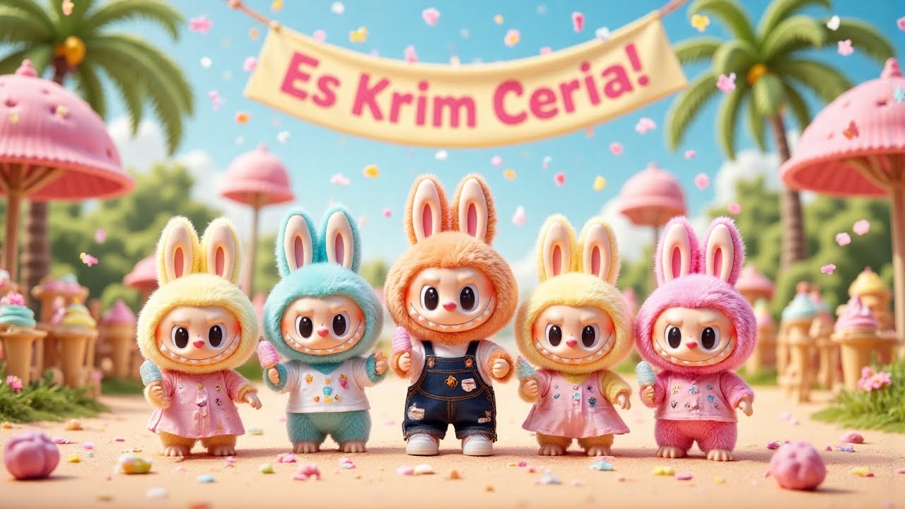 Labubu Suka Ice Cream #laguanak #laguanakindonesia #labubu - YouTube