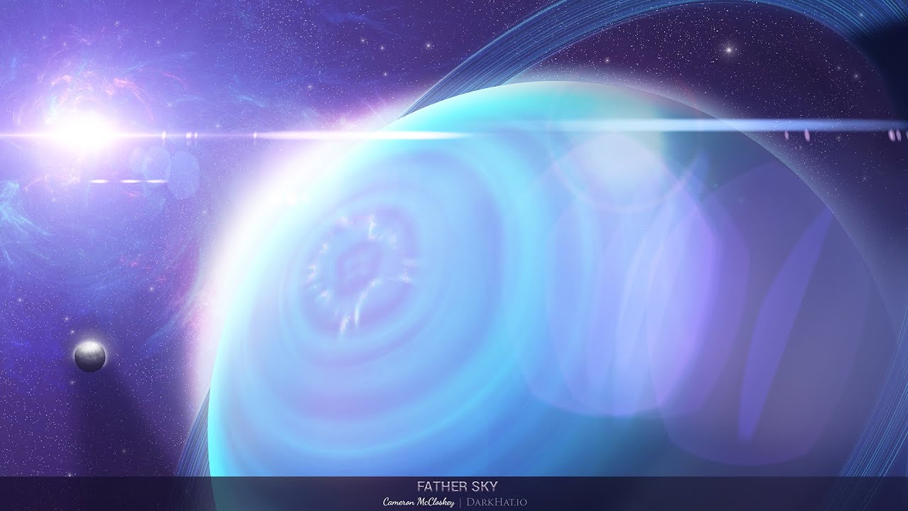 Father Sky | Uranus | Photoshop Speed Paint - YouTube