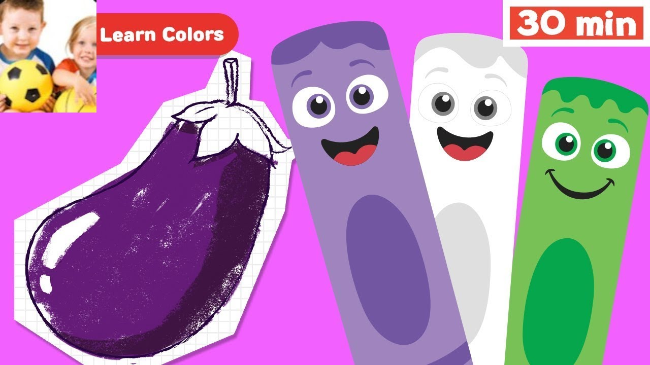 Learn Colors for Babies w Color Crew / First words for kids / Coloring ...
