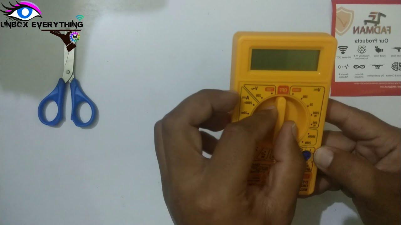 FADMAN FD-22 DT-830D DIGITAL MULTIMETER YELLOW, Best price range multimeter - YouTube