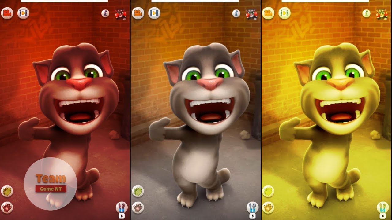 Learn Colors with My Talking Tom Colours for Kids Animation Education ...