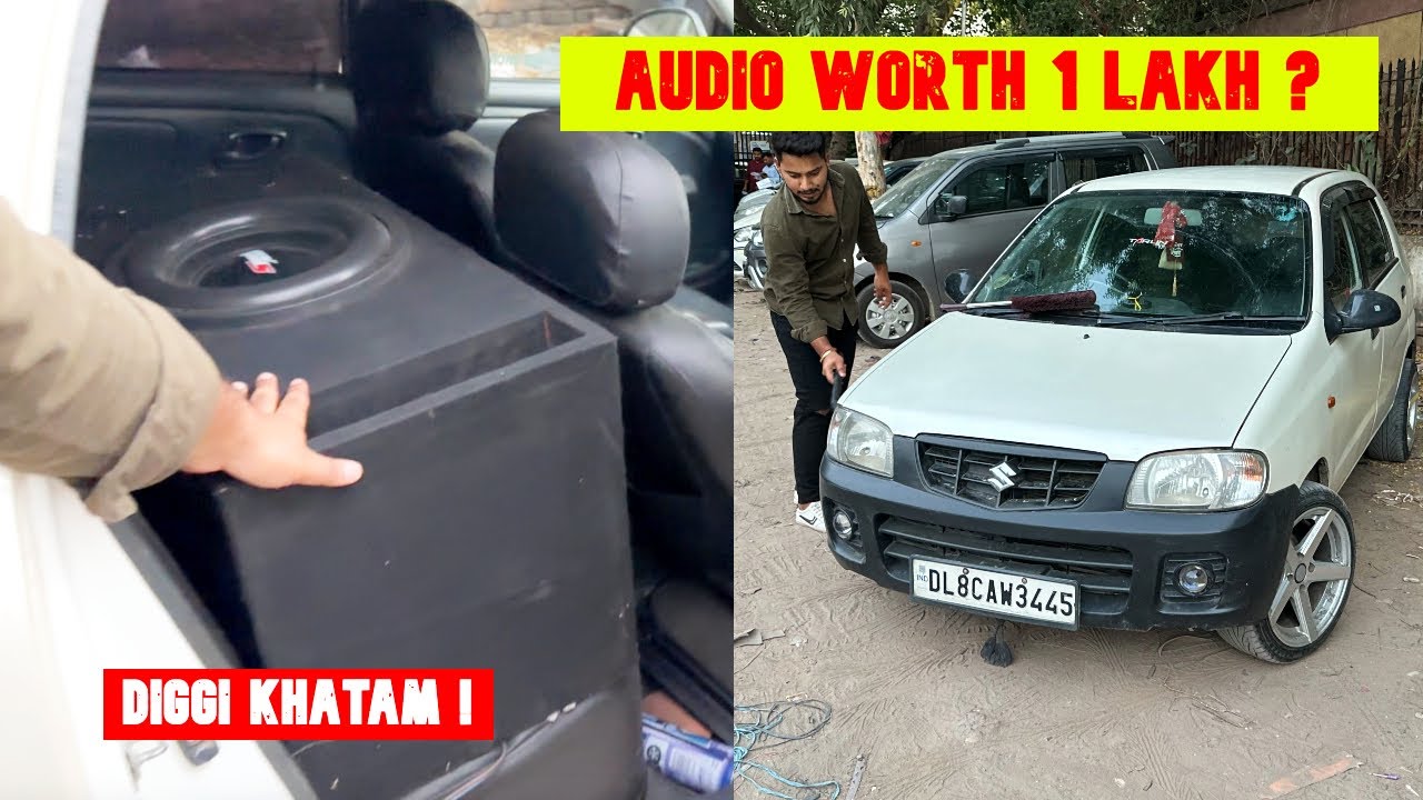 OLD ALTO MODIFIED WITH 15 INCH 🔥 ALLOYS 🛞 🔥 MUSIC SYSTEM WORTH 1LAKH? 😲 ...