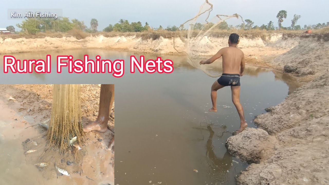 Ep.29: Rural Traditional Fishing Net In River Lake | Traditional ...