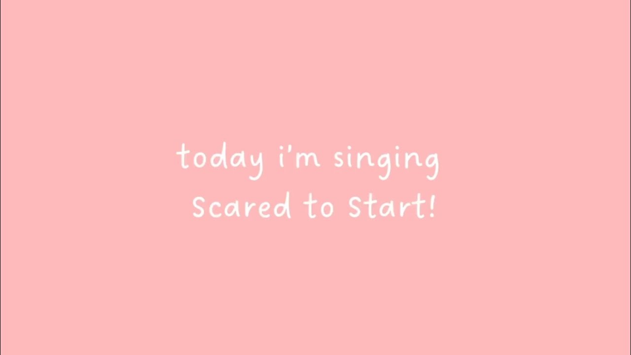 scared to start (cover by victoria martin) - YouTube