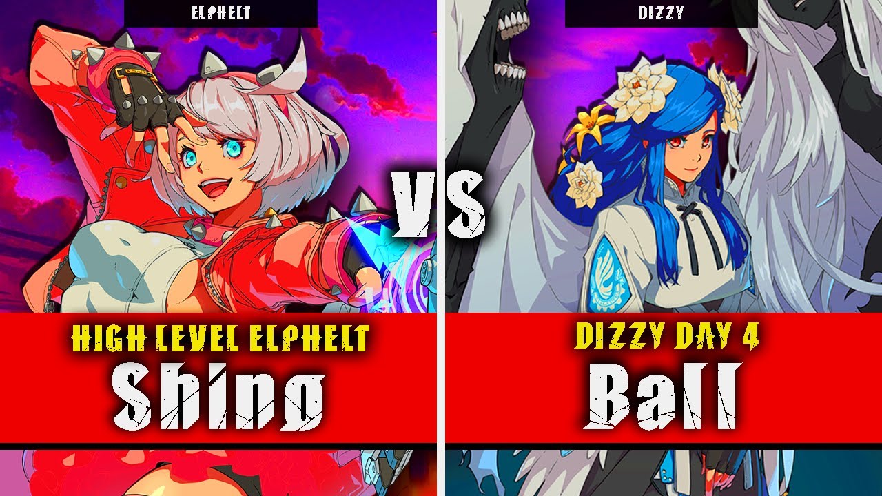 GGST | Shino (Elphelt) VS Ball (Dizzy) | Guilty Gear Strive High level ...