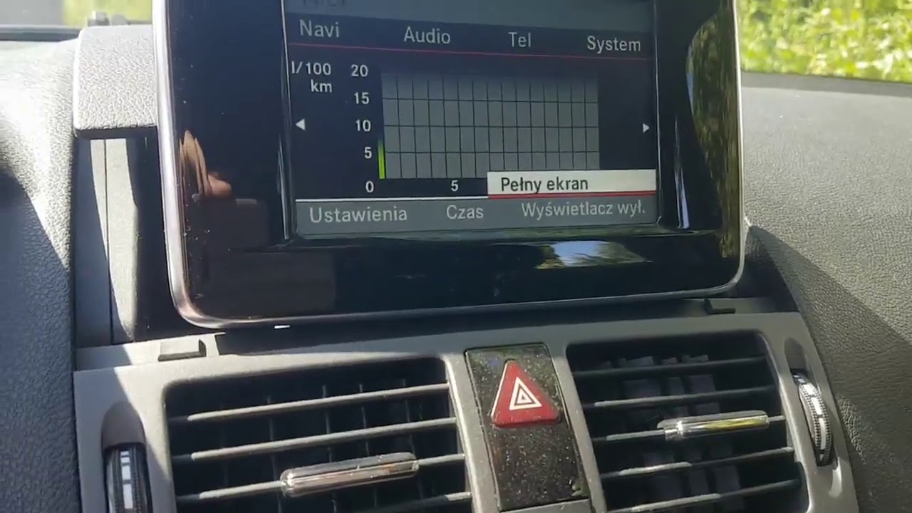 W204 AMG color instrument cluster and audio NTG 4.5 - YouTube