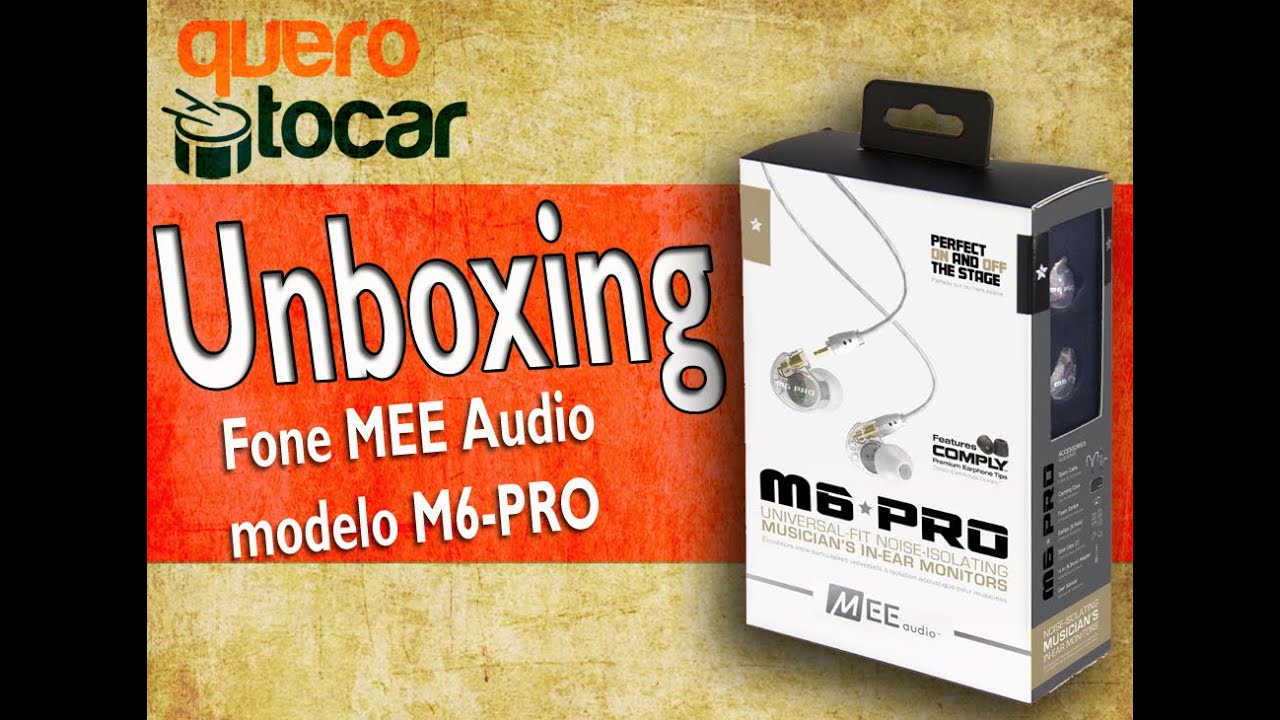 AVALIANDO O FONE M6 PRO MEE Audio - Por Gilson Naspolini - YouTube
