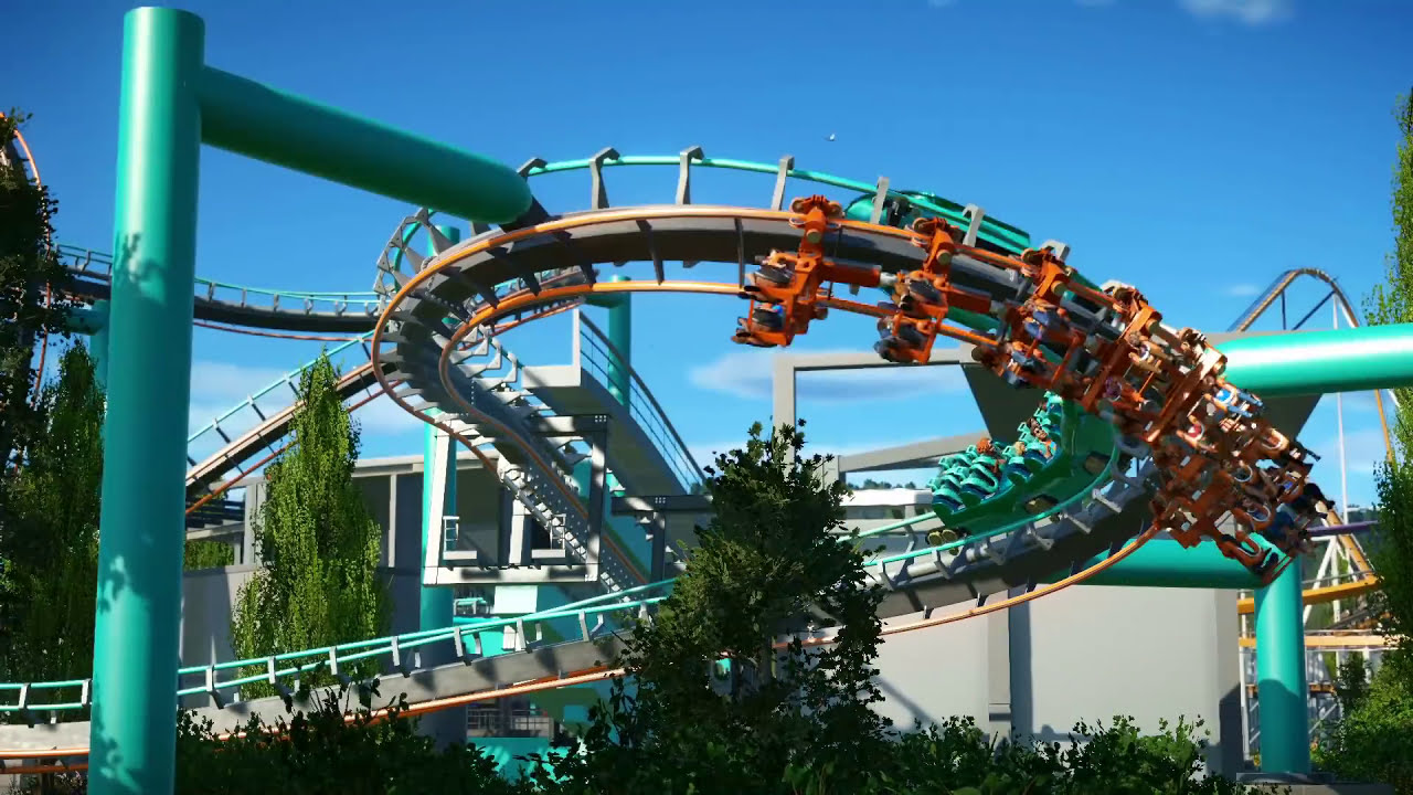 Stacked Coaster POV - Duelling Coaster concept (POV) Coaster Onride ...