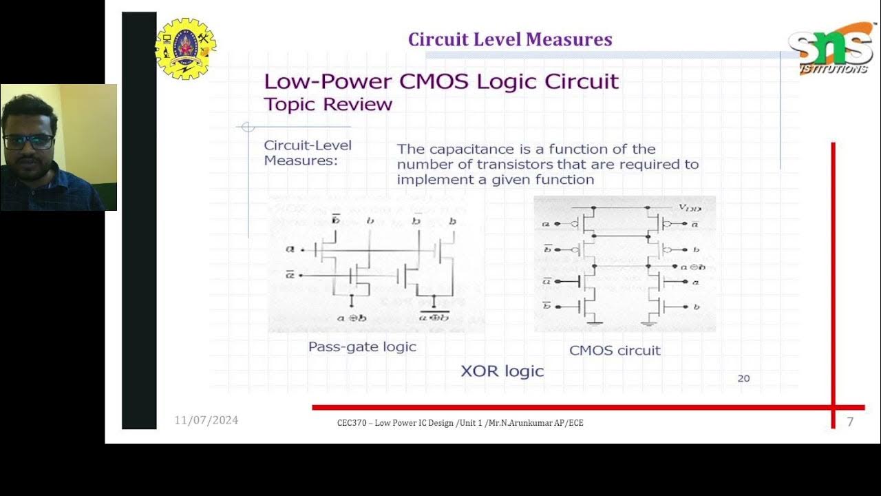 Lecture Series 6 -Switched Capacitance Minimization - YouTube