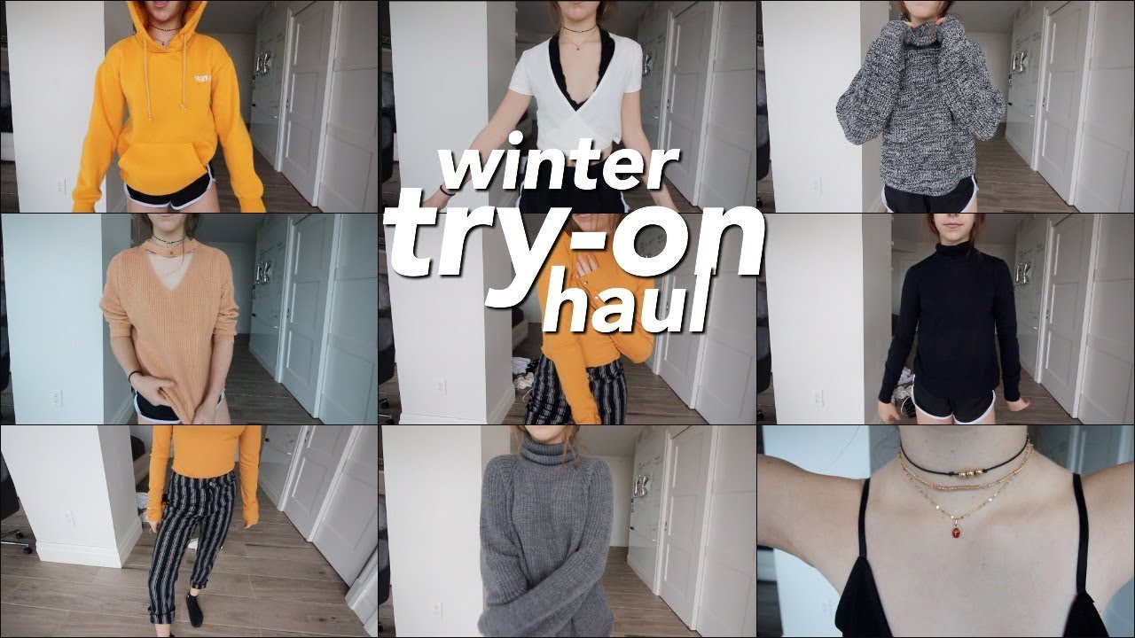 I'M BACK//WINTER TRY ON HAUL - YouTube