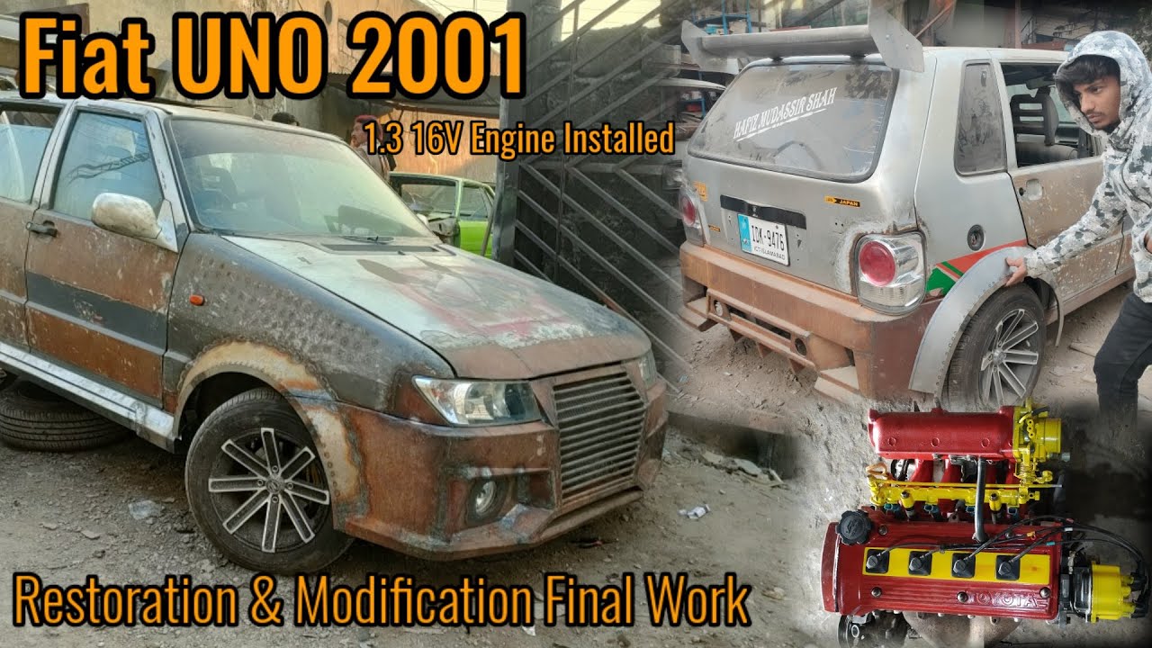 Restoration Of Fiat UNO 2001 || Modification Body Work - YouTube