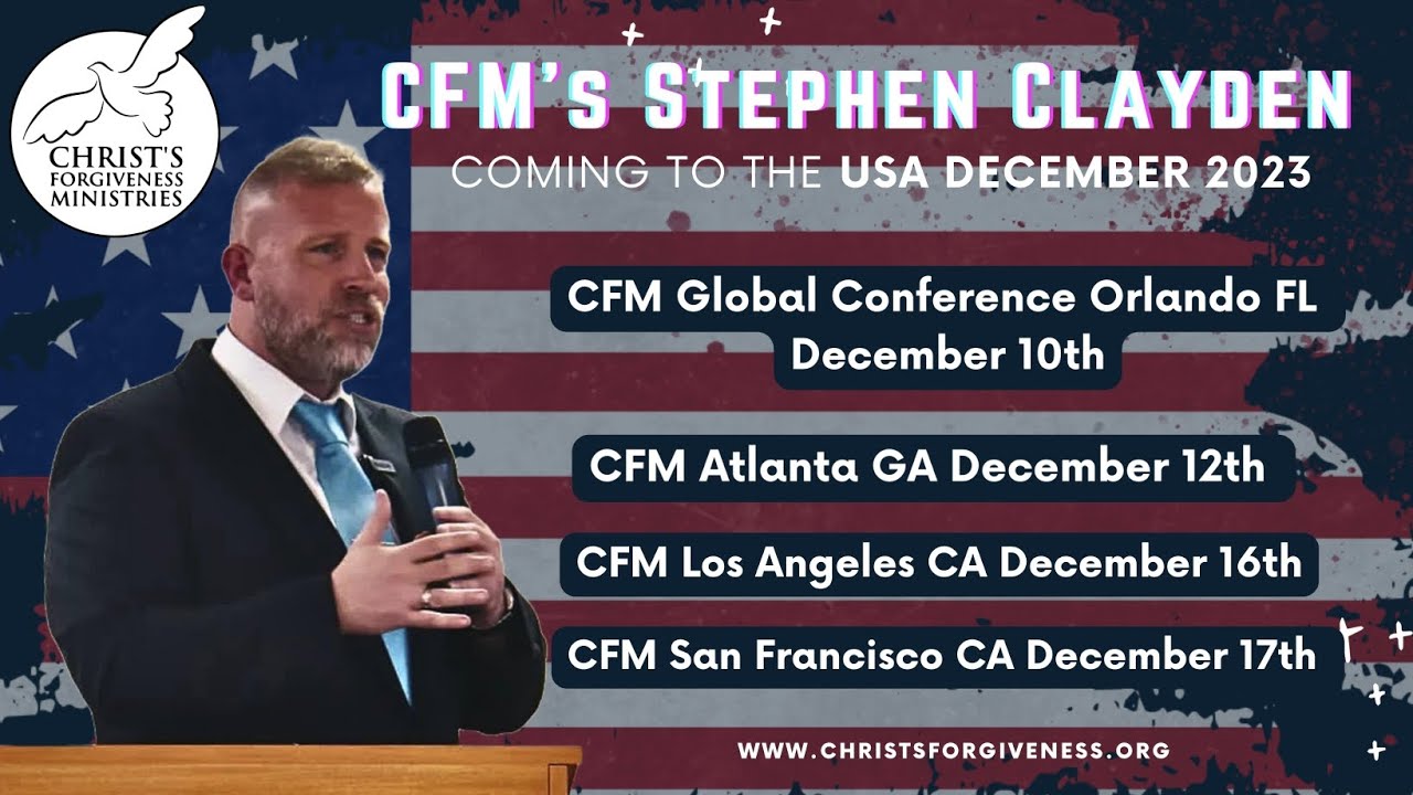 STEPHEN CLAYDEN CFM USA TOUR DECEMBER 2023 - YouTube