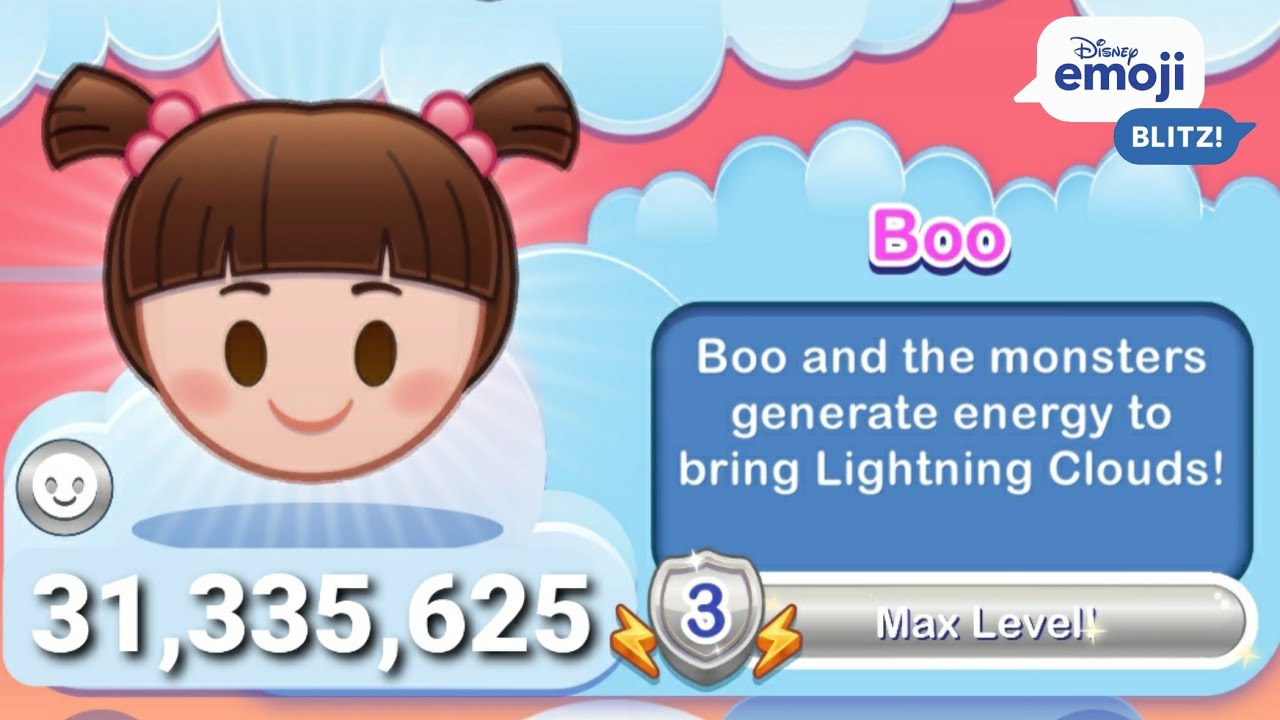 Disney Emoji Blitz - Boo (Level 3) - Monsters Inc - Gameplay - YouTube