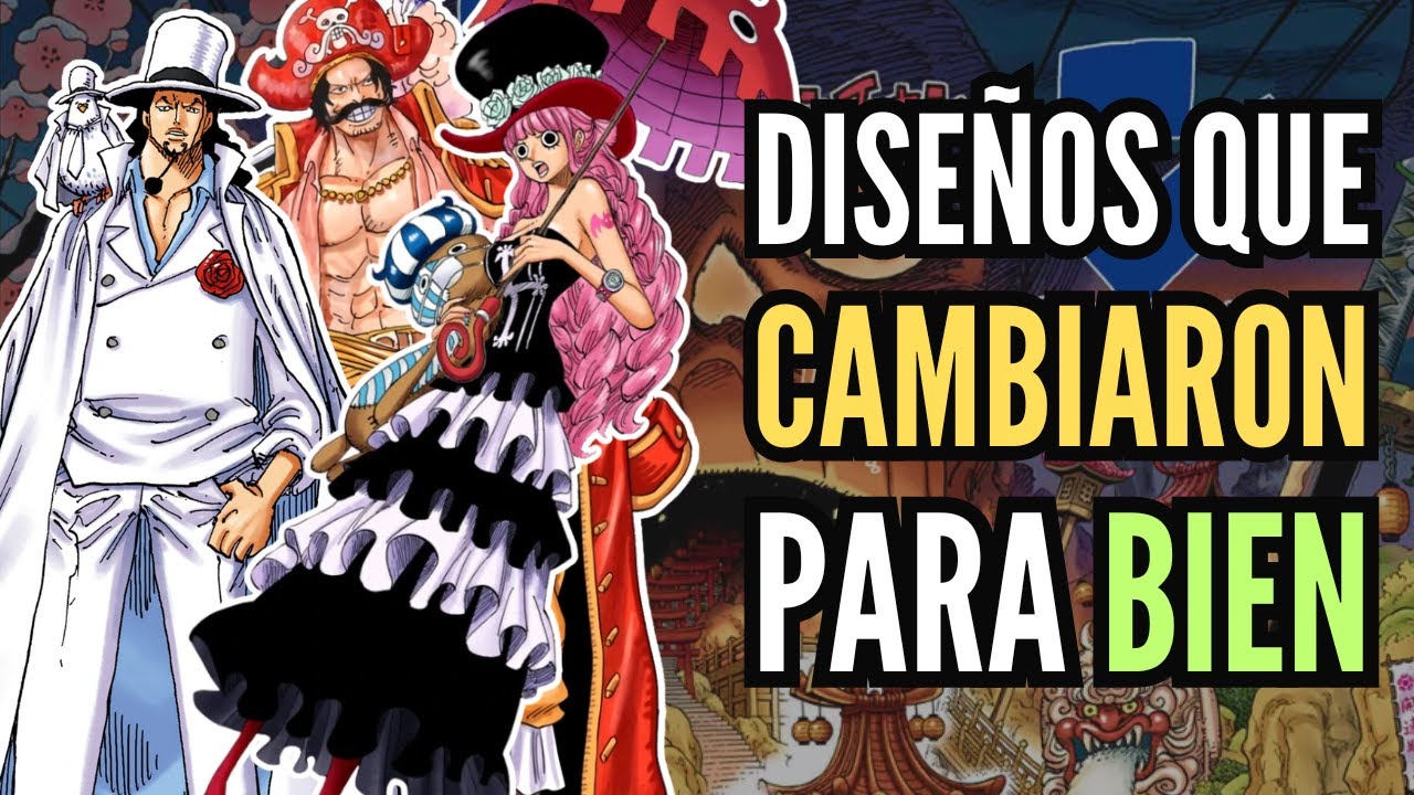 Personajes cuyos diseños MEJORARON luego del SALTO TEMPORAL - One Piece - YouTube