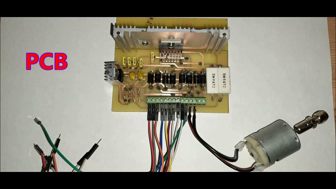 Controlling speed and direction of DC Motor Using L298 and PIC16F877A ...