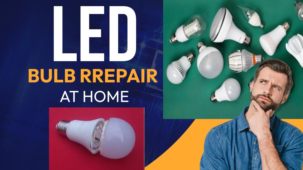 Easy repairing tips Led Bulbs LED lights repairing - YouTube