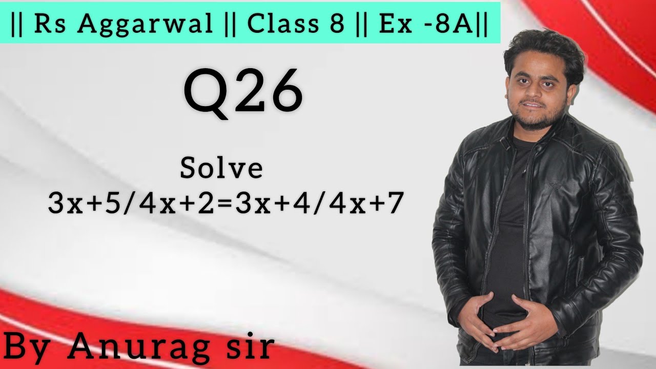 Solve 3x 5 4x 2 3x 4 4x 7 YouTube